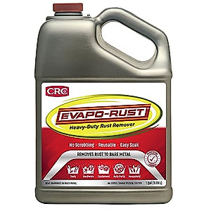 Evapo-Rust ER012 Super Safe Rust Remover – 128 oz., Non Toxic Rust Remover for Auto Parts, Hardware, Antiques | Rust Removers and Chemicals,Gray,1 gallon