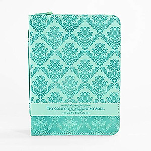 "Divinity Boutique Bible Business Report Cover (25713) | Fits Bibles up to 10" X 7" X 1.50", Teal Green, x-Large