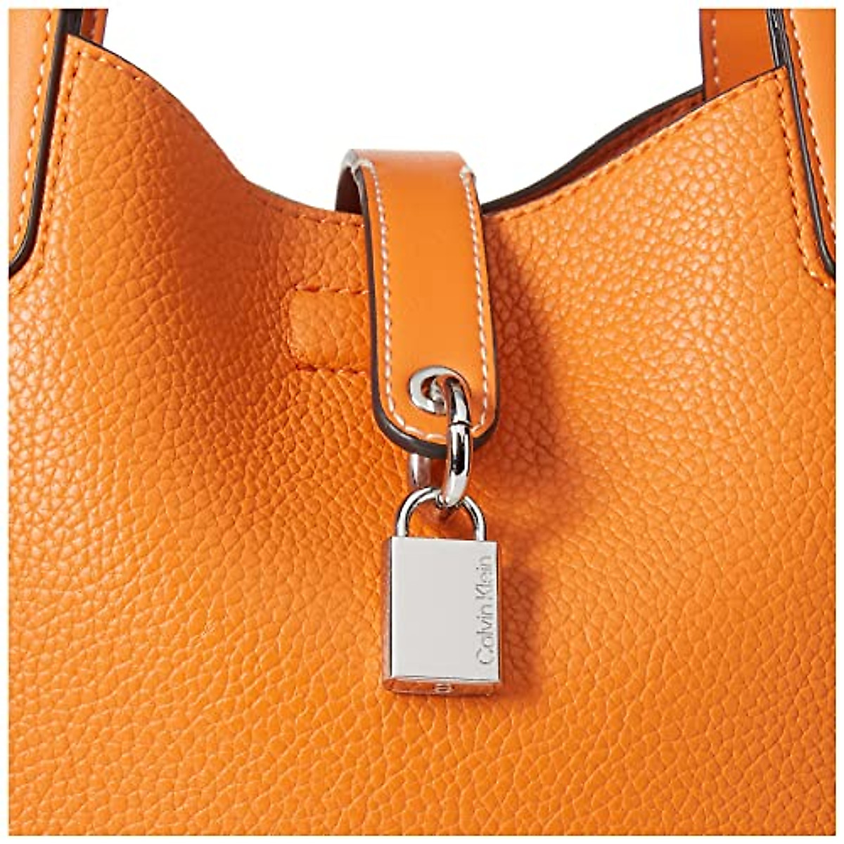Calvin Klein Remy Rocky Road Novelty Crossbody, Flame Orange