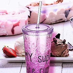 AYOYO 12 Pack 11 Inch Reusable Plastic Straws Clear Tritan Drinking Straw Portable Straws With Telescopic Case/Cleaning Brush for 24oz - 40oz Mason Jar Tumblers