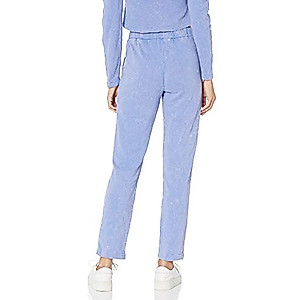 KENDALL + KYLIE Women's French Terry Jogger - Amazon Exclusive, Gaga Blue Mineral Wash, Large