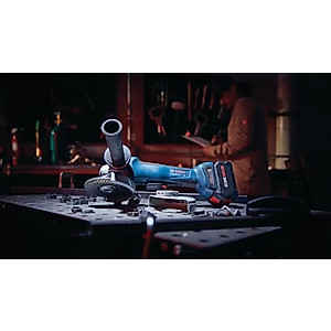 BOSCH GWS18V-10PB14 18V Brushless 4-1/2 – 5 In. Angle Grinder Kit with Paddle Switch and (1) CORE18V® 8 Ah High Power Battery