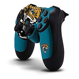 Skinit Decal Gaming Skin Compatible with PS4 Controller - Officially Licensed NFL Jacksonville Jaguars Large Logo Design