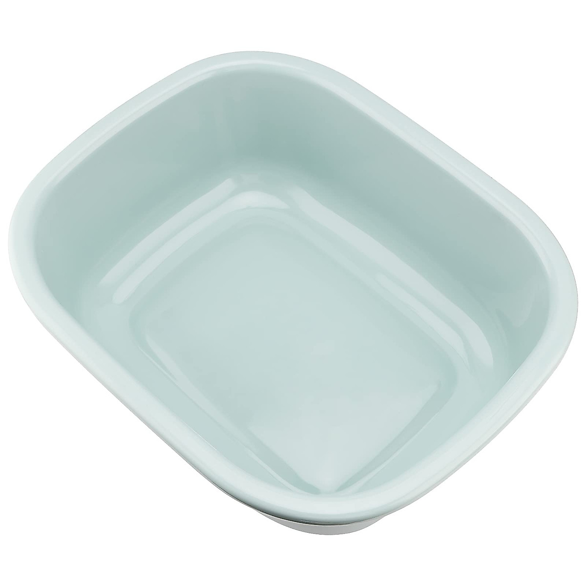 SOUJAP 6 PCS 12 Quart Plastic Wash Basin, 15x12‘’ Stackable Plastic Square Dish Tub, Rectangular Colorful Wash Basins Bins Tubs for Washing Cleaning Camping, 3 Colors