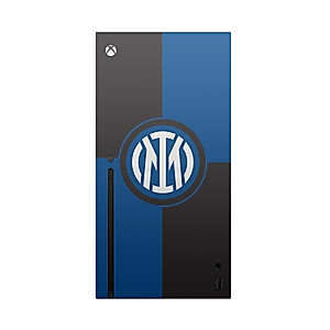 Head Case Designs Officially Licensed Inter Milan Flag Badge Vinyl Sticker Gaming Skin Decal Cover Compatible With Xbox Series X Console and Controller Bundle