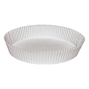 Hoffmaster BL7FCL Waxed, Fluted Round Cake/Tart Liner, 9-3/4" Diameter x 1-1/2" Height, White (4 Packs of 250)