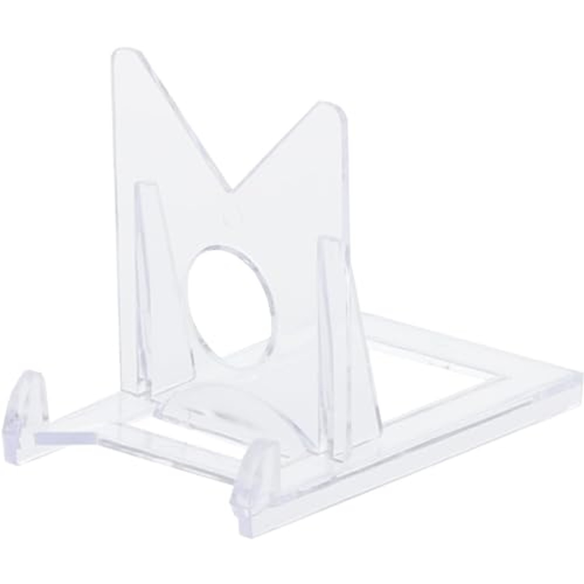 BCW 2-Piece Card Display Stands - 20 ct | Showcase Top Loaders, Magnetics, Screwdowns |Trading Card Display| Card Display Stand | Card Stand | Semi Rigid Card Holder Stand | Clear Plastic Stand