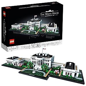 LEGO Architecture Collection: The White House 21054 - Model Building Kit, Creative Set for Adults and Teens, Energizing DIY Project, Iconic Presidential Office, Great Collectible Gift for Father's Day