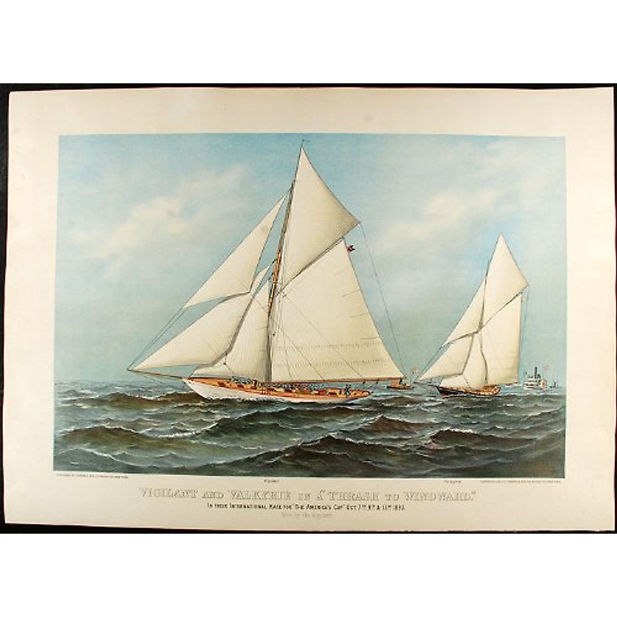 "Vigilant & Valkyrie in a 'Thrash to Windward'"