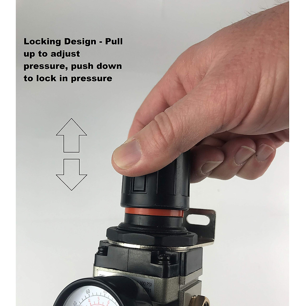 Primefit FR3802G 3/8-Inch Air Filter Regulator Combo with Gauge