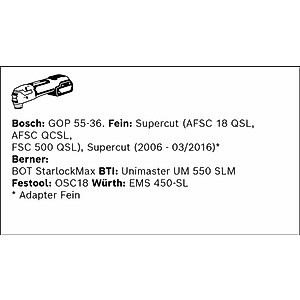 Bosch 2608662579 Segment Blade"Mati 66 Sc" 2.6inx30mm