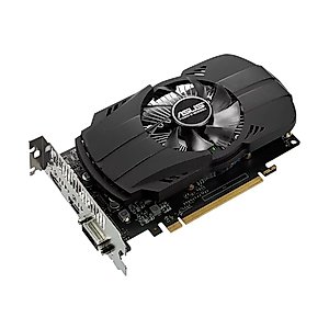 ASUS GeForce GTX 1050 Ti 4GB Phoenix Fan Edition DVI-D HDMI DP 1.4 Gaming Graphics Card (PH-GTX1050TI-4G)