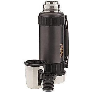 Thermos Lunch Lugger Cooler and Beverage Bottle Combination Set, Gray