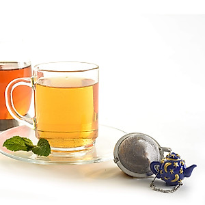 Norpro Stainless Steel 2-Inch Mesh Tea Infuser Ball with Teapot Weight, One Size, Silver