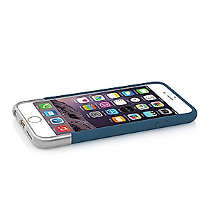 Incipio iPhone 6 Edge Chrome Case - Retail Packaging - Blue/Silver