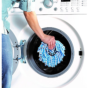 O-Cedar EasyWring RinseClean Spin Mop Microfiber Refill, 1-Pack, Blue