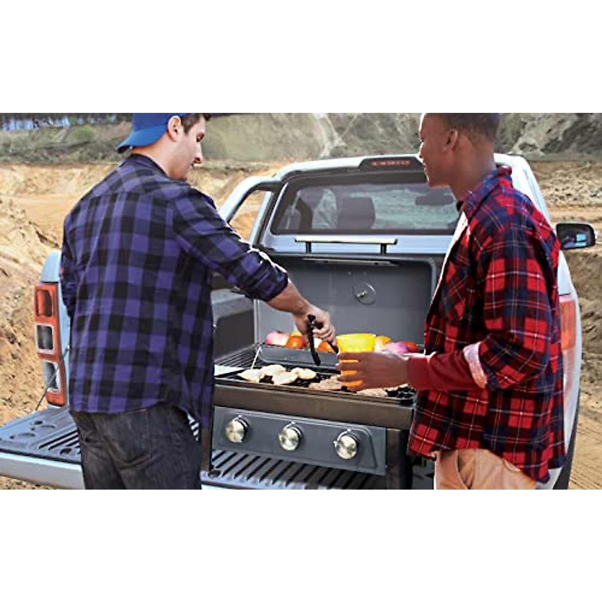 Bronco-3 Burner Propane Gas Grill/Portable by Brand-Man Grills