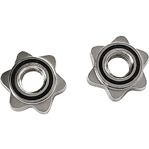 Sunny Health & Fitness 14" Threaded Chrome Dumbbell Bar Pair - STDBH-14