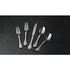 Oneida Boutonniere Flatware, 20 Piece, Silver