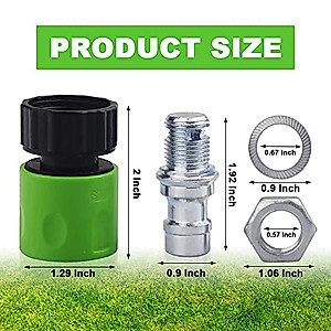 Haiouus Lawn Mower Deck Wash Kit, Riding Lawn Mower Cleaning Kit, Compatible with Cub Cadet, MTD, Troy-Bilt, Craftsman Lawn Mower Tractor, Cleaning Accessorie for String Trimmer (2 Kit)