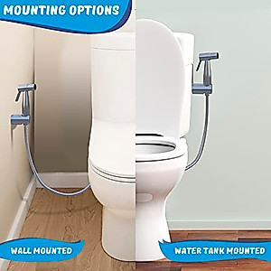 AVAbay Handheld Bidet Sprayer for Toilet - Jet Sprayer for Toilet - Adjustable Water Pressure - Easy to Install Toilet Water Sprayer - Bidet Attachment for Feminine Wash and Cloth Diaper Sprayer