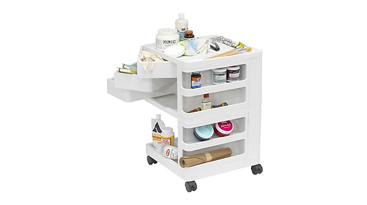 Kubx Pro Mobile Organizer - 360° Rotating Craft & Office Storage
