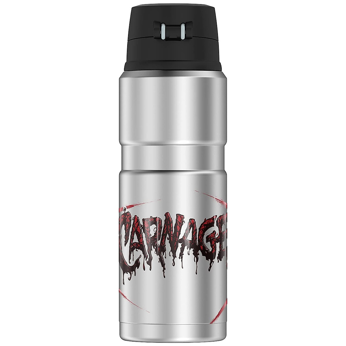 Venom Carnage Web THERMOS STAINLESS KING Stainless Steel Drink Bottle, Vacuum insulated & Double Wall, 24oz