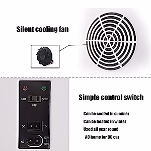 Wgwioo Electric Mini Fridge,10L No Noise Compact Fridge, Portable Mini Fridge, Small Thermoelectric Compact Fridge, for Car Trips Bedroom Office Use,Pink