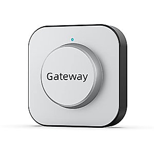 SMONET Smart Lock WiFi Gateway , TTLock Gateway G2 Gateway, Remotely Control Bluetooth Fingerprint Keyless Entry Door Lock, TTLock Smart Deadbolt WiFi Hub Compatible with Alexa,Google Home