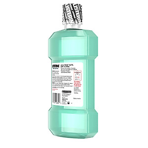 Listerine Zero Cool Mint Mouthwash For Fresh Breath And To Kill Bad Breath Germs, 500 ml, 16.9 Fl Oz