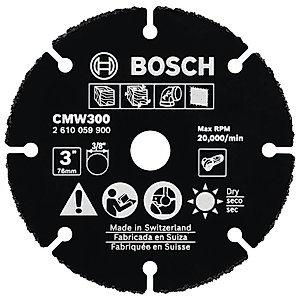Bosch CMW300 3" Carbide Multi-Wheel,Black