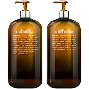 MAJESTIC PURE Argan Oil Shampoo and Conditioner Set | Nourishing & promotes Soft and Silky Hair | Sulfate Free | For All Hair Types, Men and Women - 2 x 16 fl oz