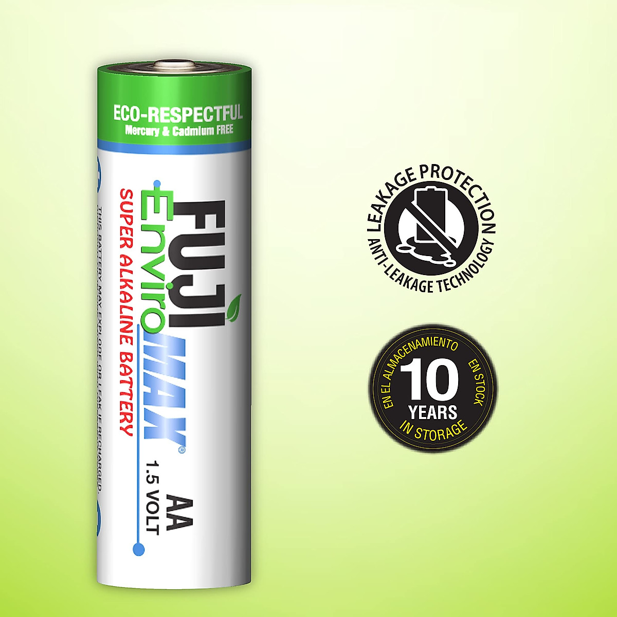 Fuji Enviromax 4300SP48 EnviroMax AA Super Alkaline Batteries (48 Pack)