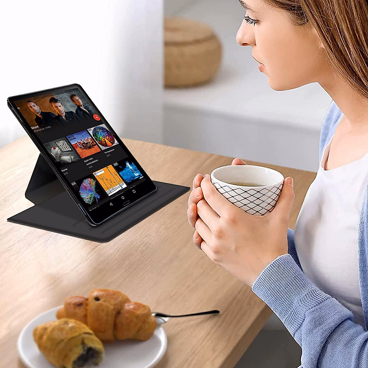 Case for Samsung Galaxy Tab A8 10.5 Inch 2022 (SM-X200/SM-X205/SM-X207) 360 Degree Rotating Swivel Stand PU Leather Cover with Auto Wake Sleep, USA Flag Eagle Constitution