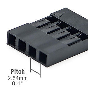 IWISS 1550PCS 2.54mm Pitch Wire-to-Wire Dupont Connector Kit, Includes Pin Headers, Jumper Wire, Crimp Pins for RC Servo, Arduino, SMT, SATA, EPS, PCIE, Battery Balancer