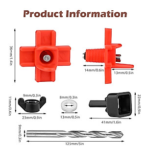 Chicken Water Nipples, 25 Pcs Horizontal Poultry Automatic Waterer Nipples for Bucket with 25 Pcs Ring Gaskets, 25 Pcs Wing Nuts, 9mm Drill Bit and an Installation Tool Ullnosoo