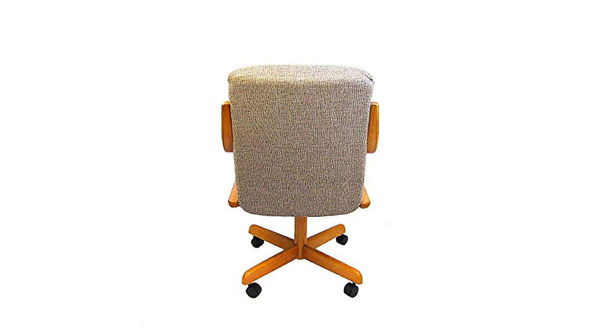 Casual Rolling Caster Dining Chair - Comfort & Style in USA