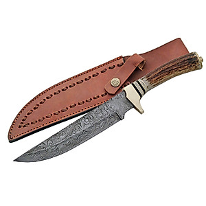 SZCO Supplies Filework Bowie Hunting Knife