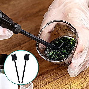 2 Pcs Epoxy Mixer Attachment for Drill, Reusable Paint and Resin Mixer Paddle to Mix Epoxy Resin, Paint, Ceramic Glaze and Reduce Bubbles