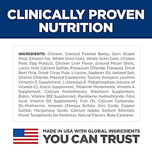 Hill's Science Diet Adult Cat Dry Perfect Digestion Chicken, Brown Rice, & Whole Oats Recipe, 13 lb. Bag