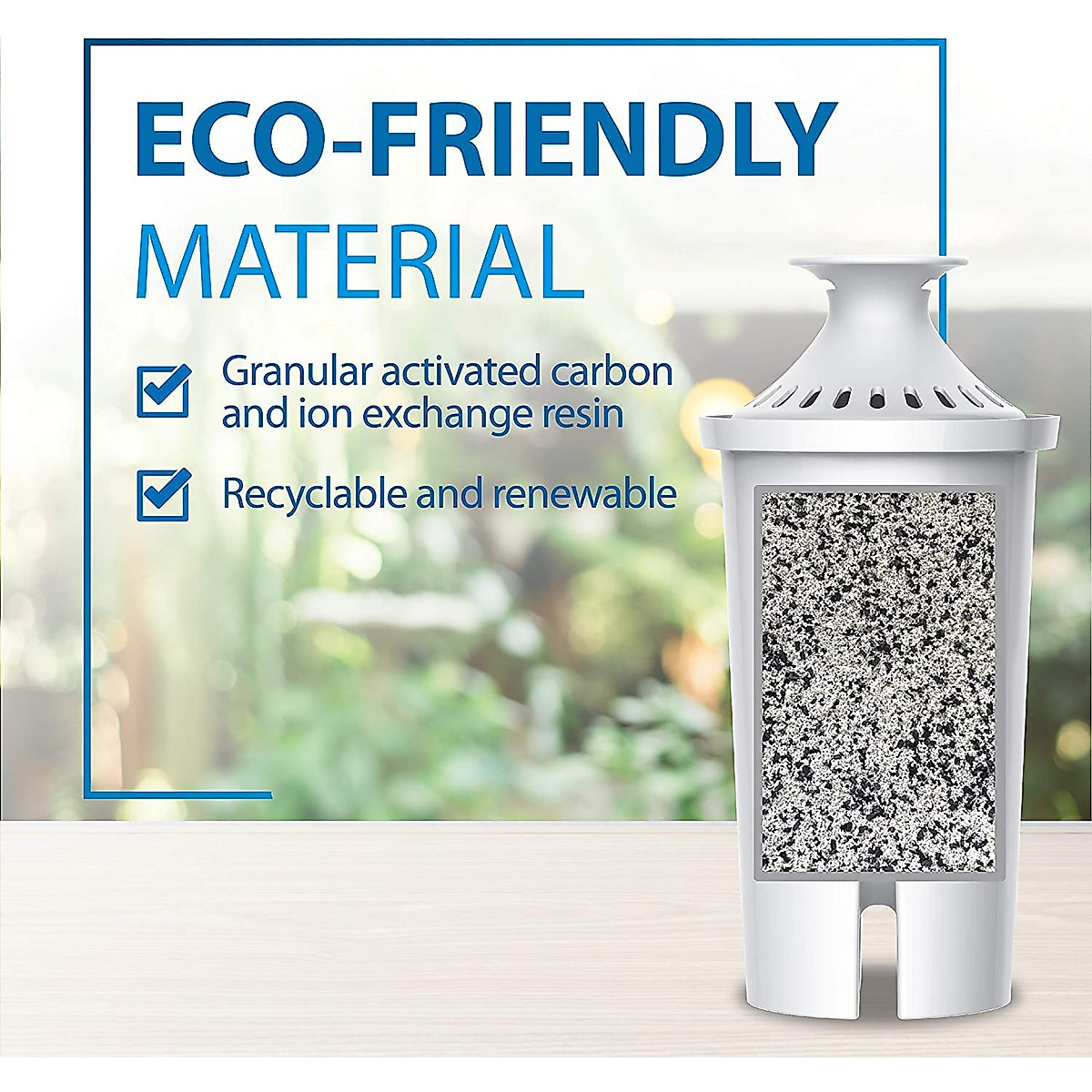 FilterLogic NSF Certified Pitcher Water Filter, Replacement for Brita® Classic 35557, OB03, Mavea® 107007, Brita® Pitchers Grand, Lake, Capri, Wave and More (Pack of 3)