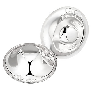 Silver Nipple Covers Breastfeeding - Silver Nursing Cups - Nipple Shields for Nursing Newborn - Breastfeeding Essentials - Soothe Cracked Nipples - The Original Silver Nursing Pads - 999‰ Fine Silver