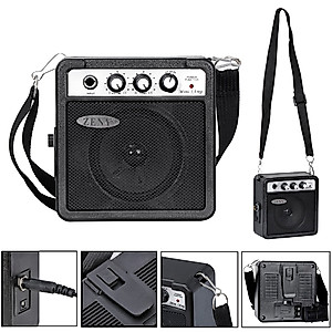 ZENY 30 inch Kids Electric Guitar with 5w Amp, Gig Bag, Strap, Cable, Strings and Picks Guitar Combo Accessory Kit, Blue