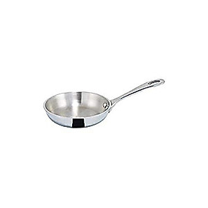 WINCO Mini Fry Pan, Silver, 4"