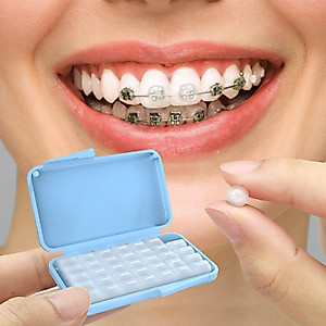 BVN Braces Wax Dental Wax: 10 Boxes Orthodontic Wax Strips, Braces Wax for Teeth, Ortho Wax for Braces, Tooth Wax, Mouth Wax, Oral Wax for Braces, Relief Wax for Braces Wearer Aligners Patients