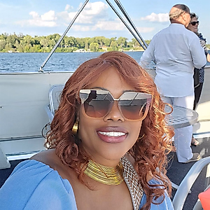 deladola African Choker Necklace Sets Multi-Layer Hoop Gold Plated Bib Choker Earring Bracelet Ring Statement Necklaces for Women (Gold)