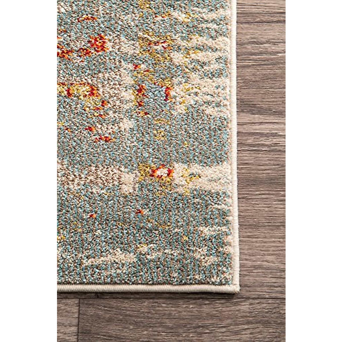 nuLOOM Sarita Distressed Persian Area Rug, 7' 10" x 11', Grey