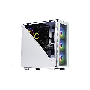 Velztorm Gladio CTO Powerful Gaming Desktop PC Liquid-Cooled (AMD Ryzen 9 5900X 12-Core, 32GB DDR4, 1TB PCIe SSD + 1TB HDD (3.5), GeForce RTX 3070 8GB, WRGB Fans, AC WiFi, BT, Win 10H) VELZ0002