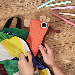 Mr. Pen- Standing Pencil Case, Animal Pencil Pouch, Red Donkey, Kids Pencil Case for Kids, Stand Up Pencil Case, Cute Pencil Pouch for Girls and Boys, Pen Case, Pen Pouch, School Pencil Case Pouch