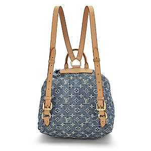 Louis Vuitton, Pre-Loved Blue Monogram Denim Sac a Dos GM, Blue